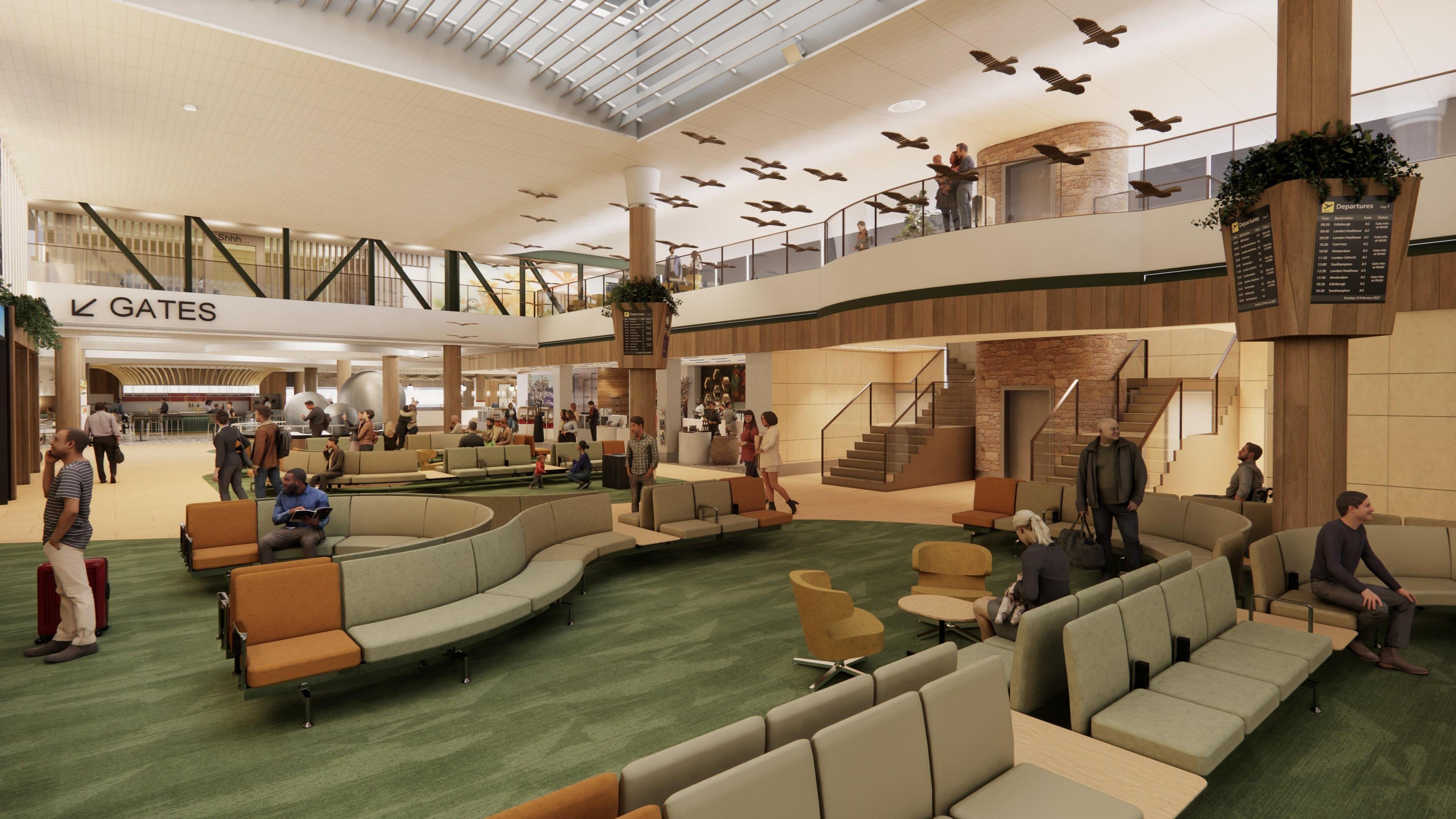 Jersey building firm chosen for £10m airport lounge renovation - BBC News