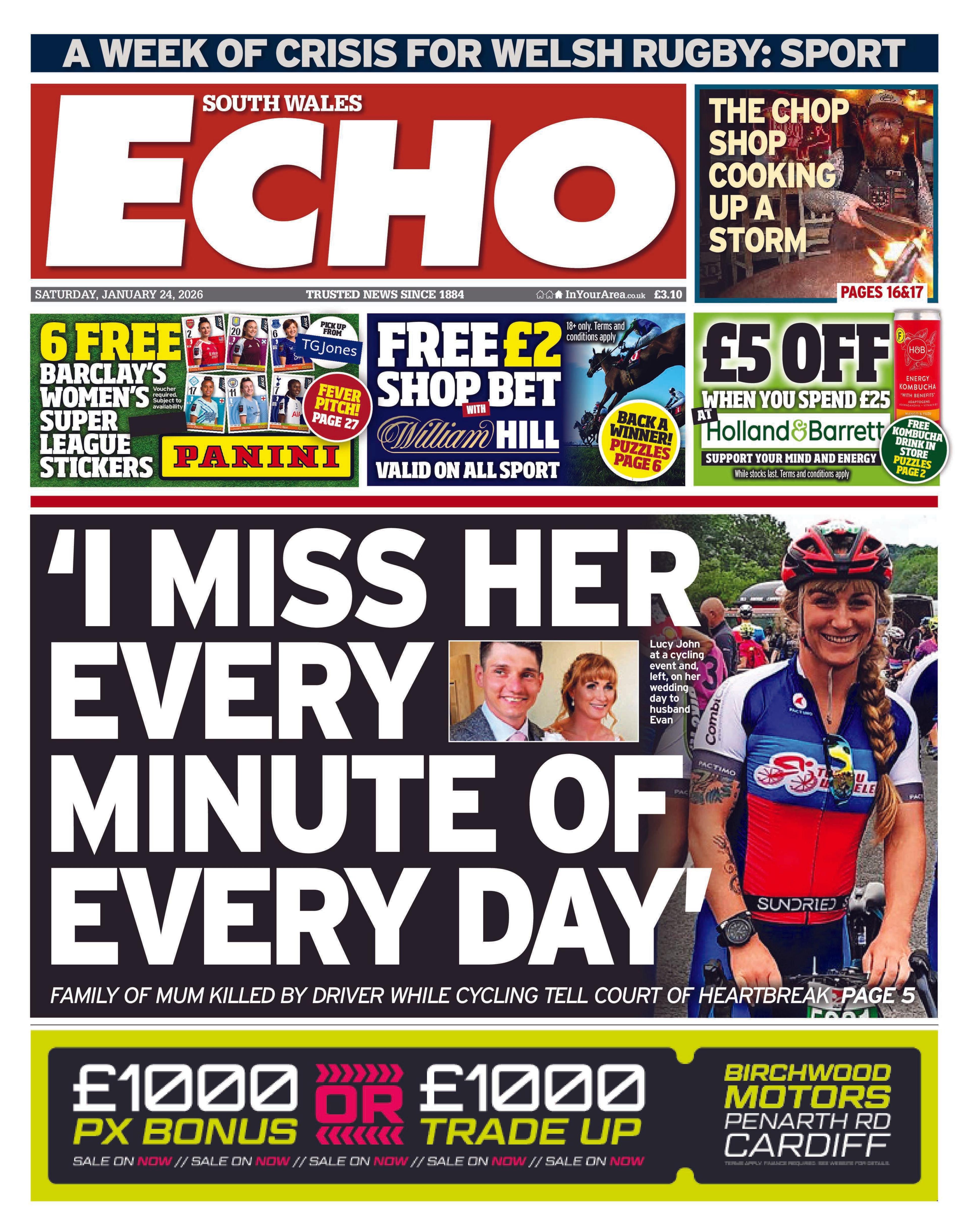 Wales' papers: Eluned doubles down and family miss mum killed cycling ...