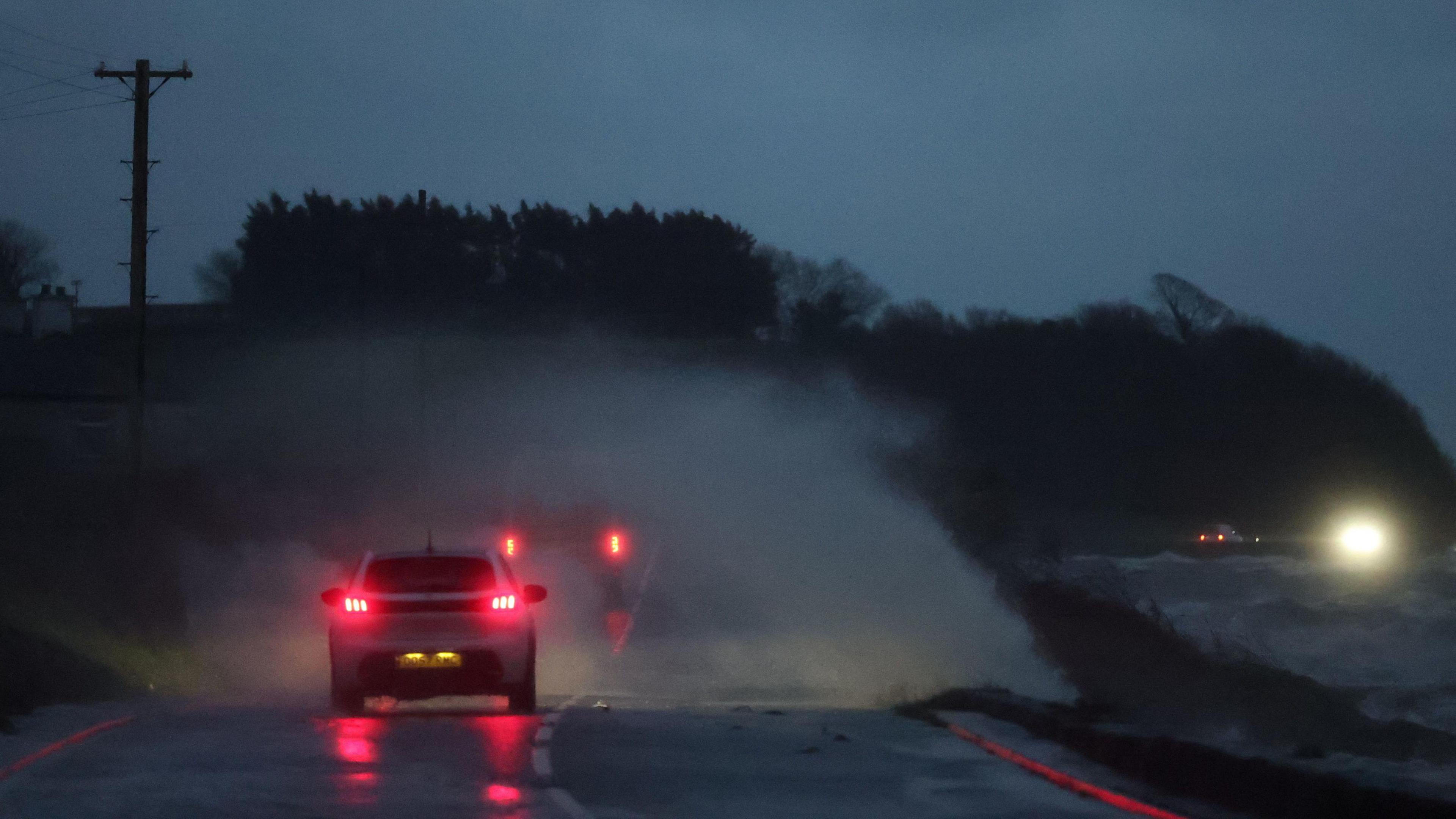 NI weather: Power restored to 'vast majority' after Storm Bram - BBC News