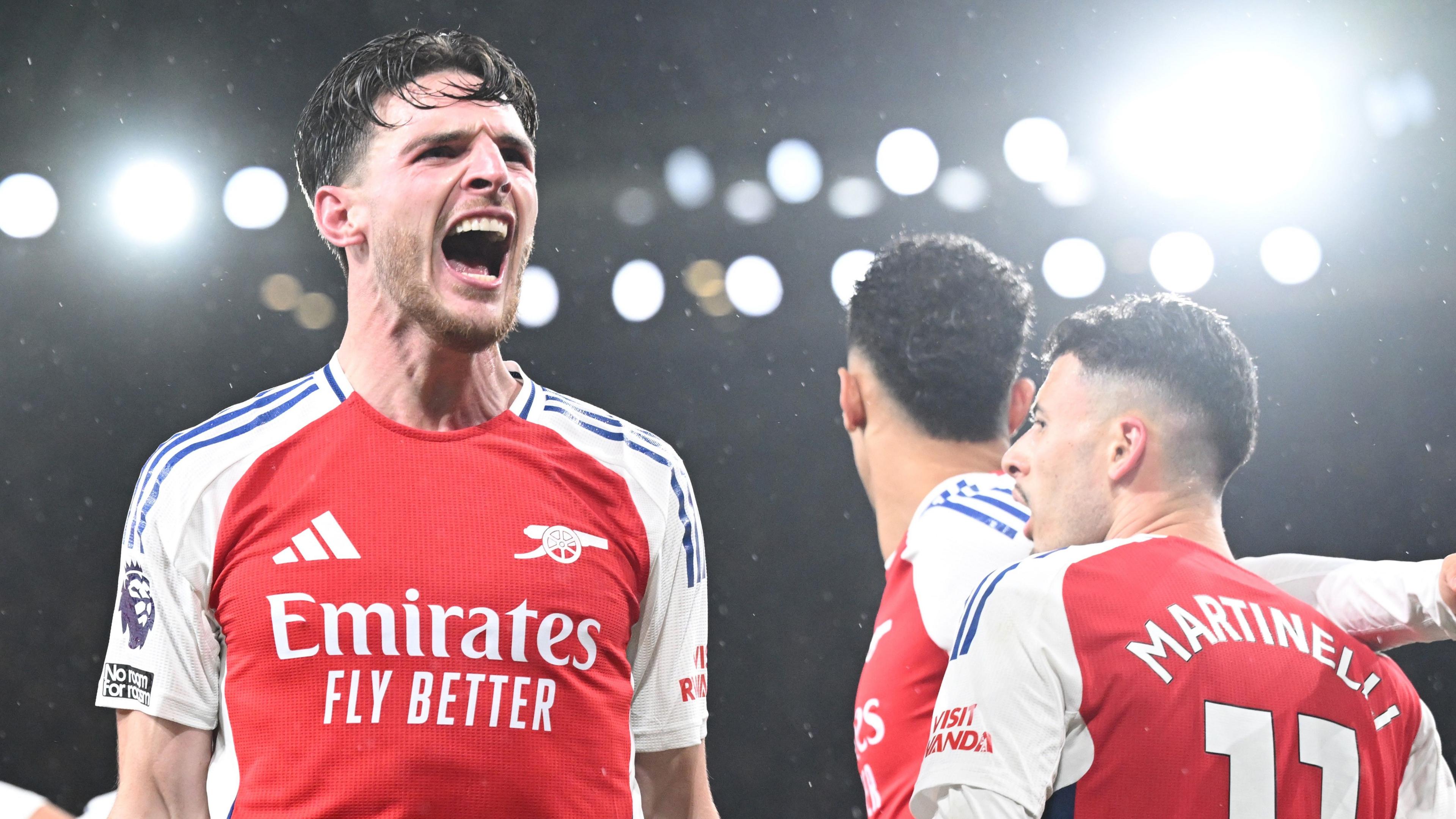 Arsenal 2-0 Man Utd: What Declan Rice said - BBC Sport