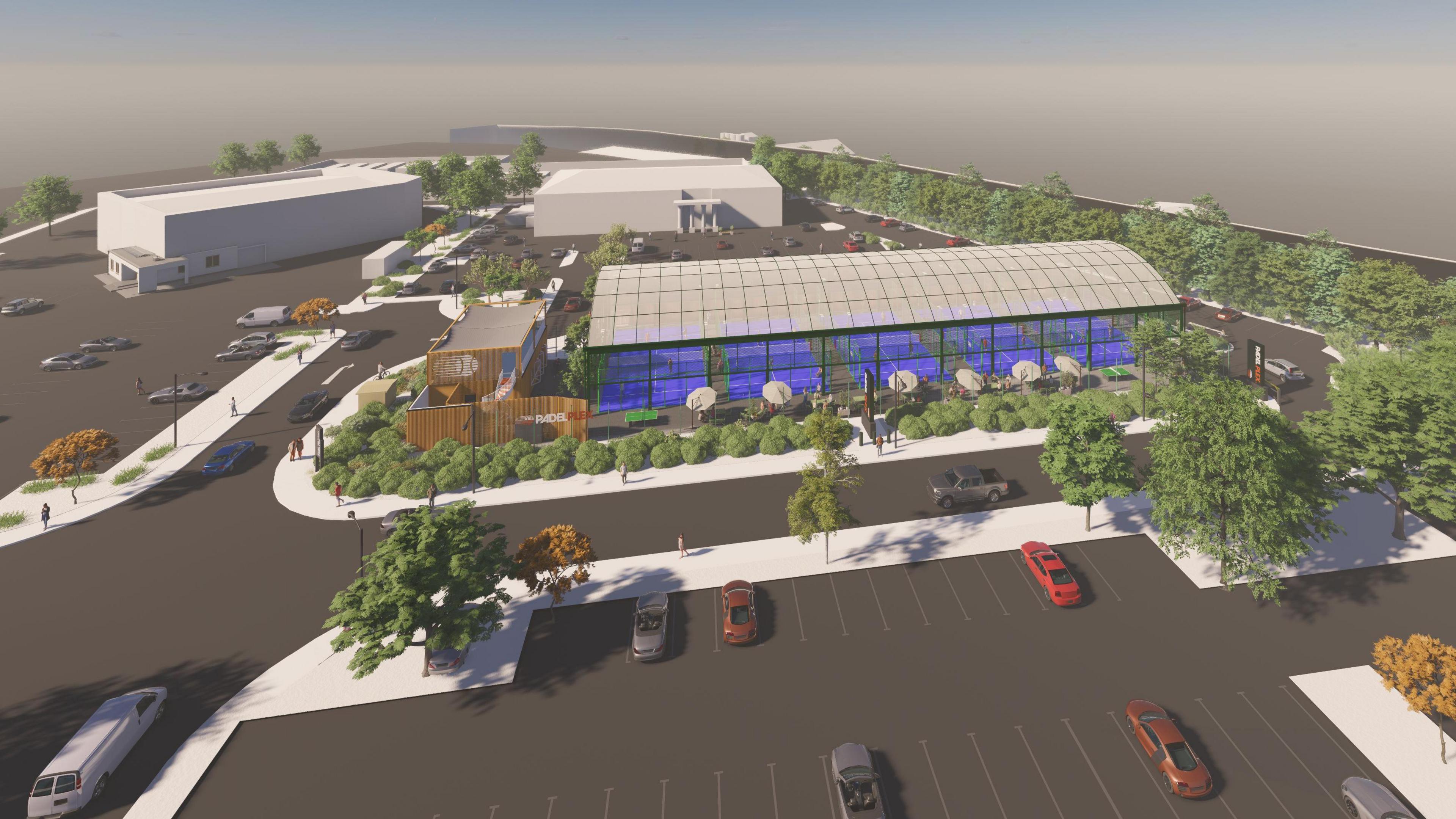 Plans submitted for new Nottingham £1m padel complex - BBC News