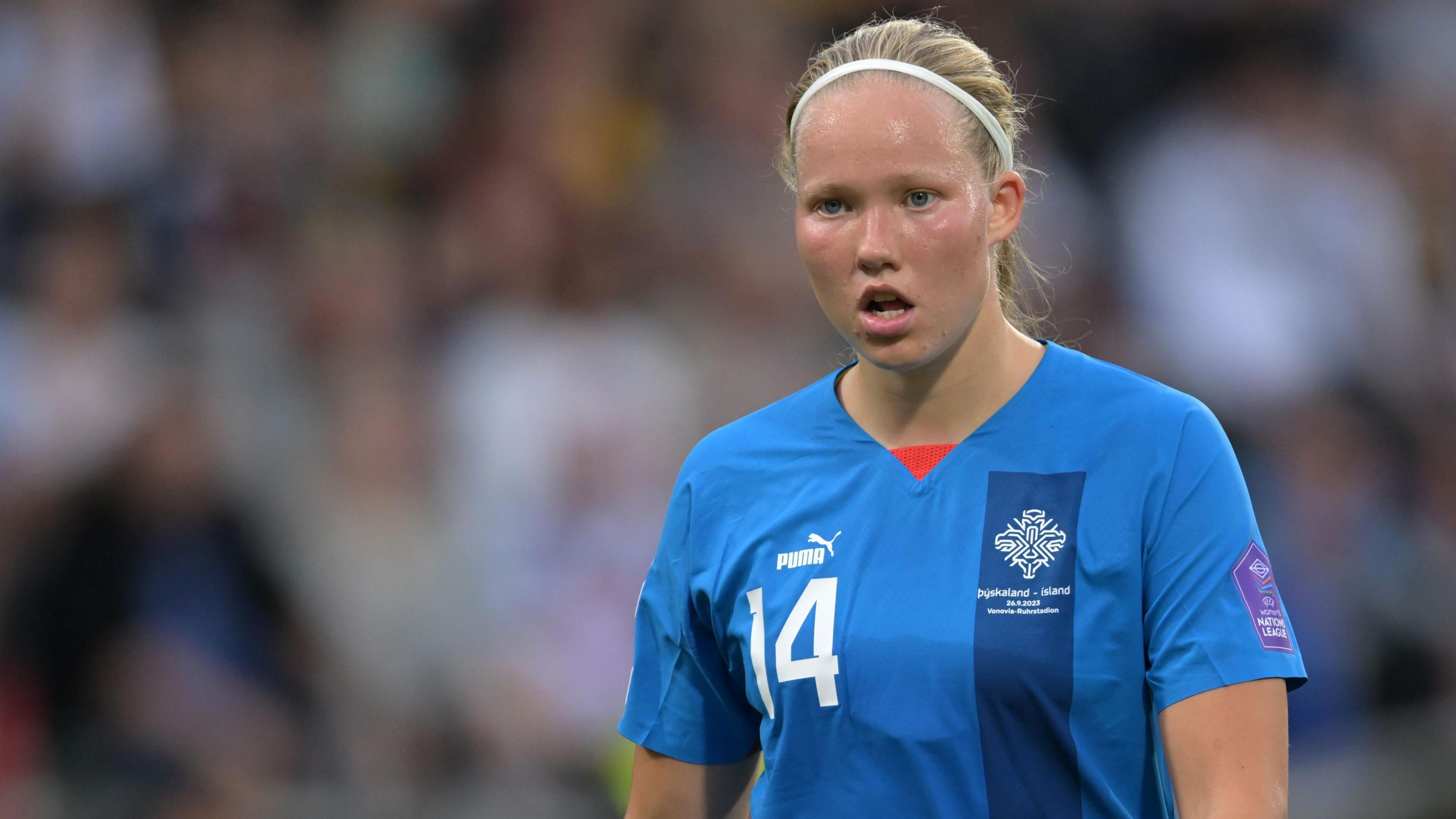 Hlin Eiriksdottir: Leicester to sign Iceland striker from Kristianstads - BBC Sport