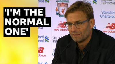 Jurgen Klopp: 'I'm the normal one' - Watch Liverpool manager's first ...