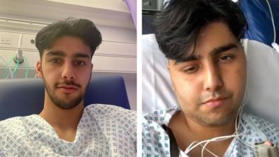 Relearning to walk and talk after a brain tumour - BBC News