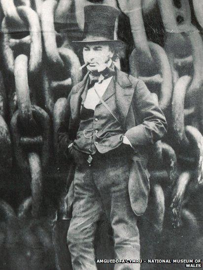 In pictures: Brunel's work in Wales exhibition - BBC News
