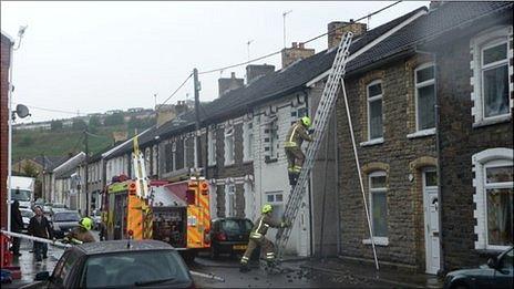 Warning after storm damage hits Crumlin and Newbridge - BBC News