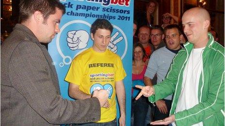 How to win at rock-paper-scissors - BBC News