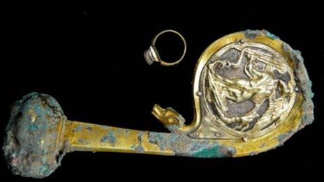 Furness abbot's crozier returns to abbey - BBC News