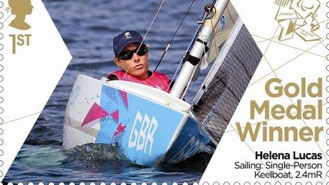 Portland gold postbox for Paralympic sailor Helena Lucas - BBC News