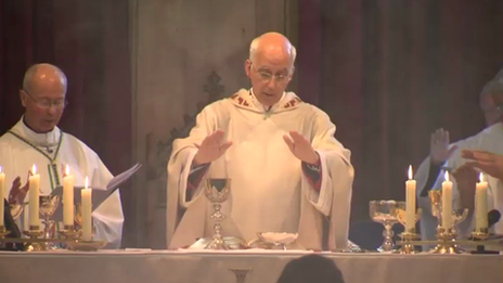 Wrexham Catholic bishop the Rt Rev Peter Brignall ordained - BBC News