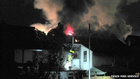 Grays terrace fire: man charged with arson - BBC News