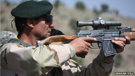 Afghan soldiers take fight to Taliban 'brothers' - BBC News