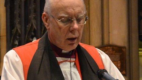 Bishop John Packer's' pilgrimage send-off - BBC News