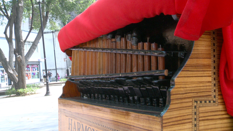 The fading tune of the Mexican organ grinder - BBC News