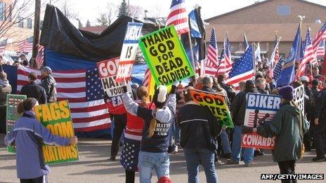 Fred Phelps: How Westboro pastor spread 'God hates fags' - BBC News