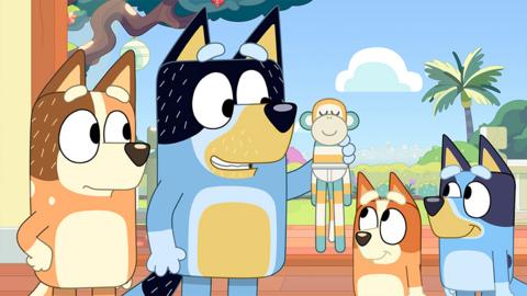 Baby Race - Watch Bluey on CBeebies - CBeebies