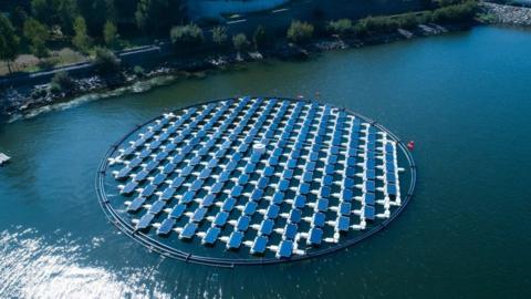 Floating solar: Are solar farms on water a good idea? - BBC Newsround