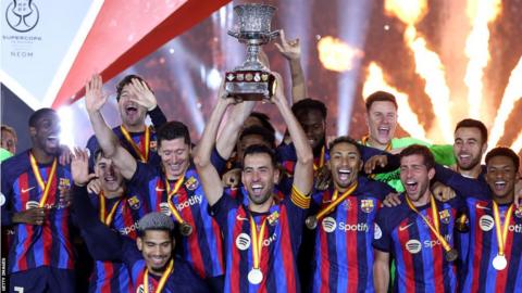 Real Madrid 1-3 Barcelona: Gavi stars as Xavi secures first trophy with ...