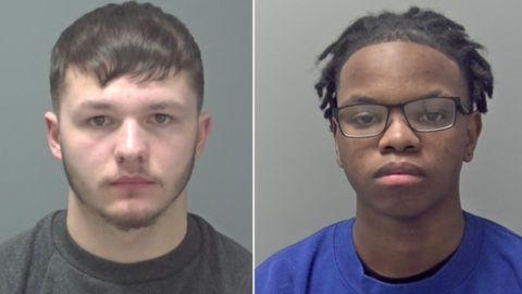 Pair jailed for gang-related murder in Ipswich town centre - BBC News