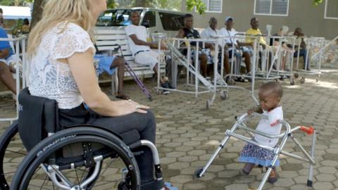 The country where disabled people are beaten and chained - BBC News