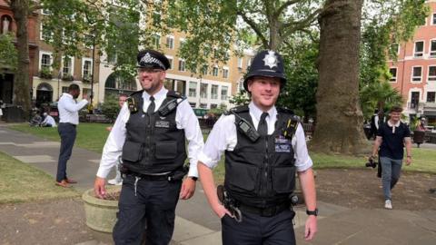 The uneasy relationship between the police and Pride - BBC News