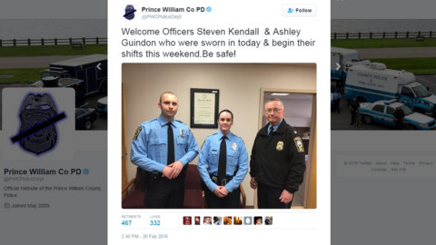 Virginia policewoman shot dead on first shift - BBC News