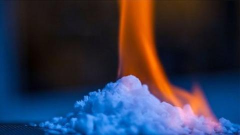 China claims breakthrough in mining 'flammable ice' - BBC News