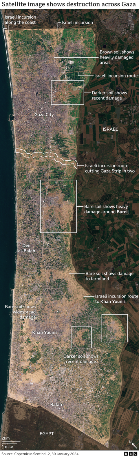 At least half of Gaza's buildings damaged or destroyed, new analysis ...