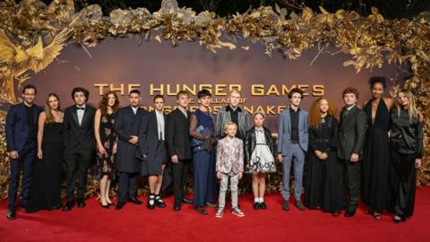 Hunger Games: Stars hit red carpet for world premiere of latest ...