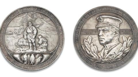 Sir Ernest Shackleton's Antarctic medals to be sold at auction - BBC News