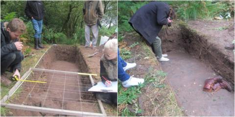 Prehistoric Cochno Stone unearthed near housing estate - BBC News