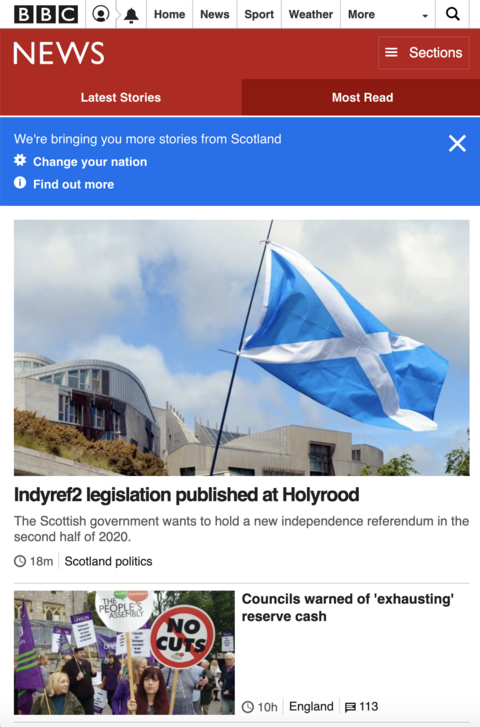 Signing in to a BBC account and seeing more news from your nation - BBC ...