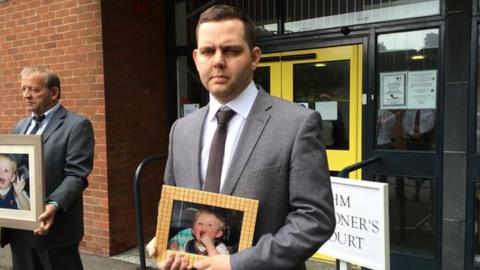 Samuel Harry inquest: Couple blame each other for toddler death - BBC News