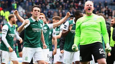 Scottish Cup semi-final: Hibernian 0-0 Dundee United (Hibs win 4-2 on ...