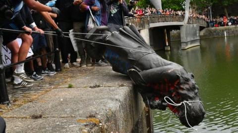 Bristol Colston statue toppling was 'violent act', say judges - BBC News