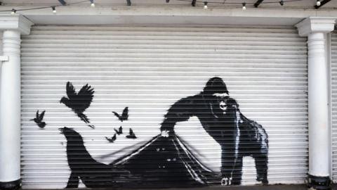 Banksy in London: Nine days of works but what do they mean? - BBC News