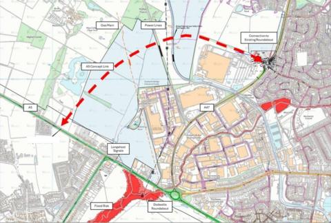 New road proposed to connect A5 and A47 near Hinckley - BBC News