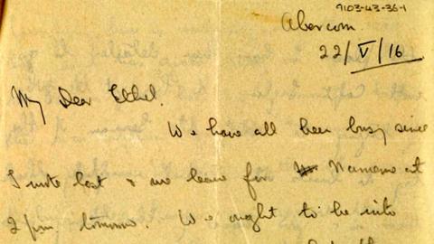 Wartime letters from Aberdeen medic published online for first time ...