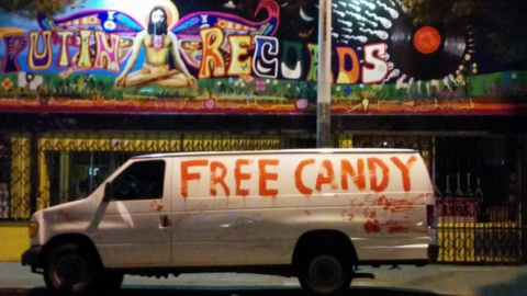 How a 'creepy' white van became internet famous - BBC News