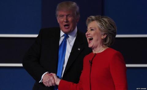 Trump v Obama: How their victory speeches compare - BBC News