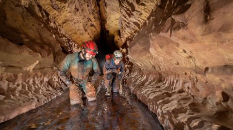 Caving team discover 'dream' 10km network under Forest of Dean - BBC News