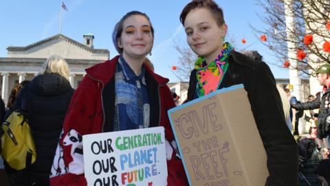 Schools' climate strike: 'Why we skipped school to protest' - BBC News