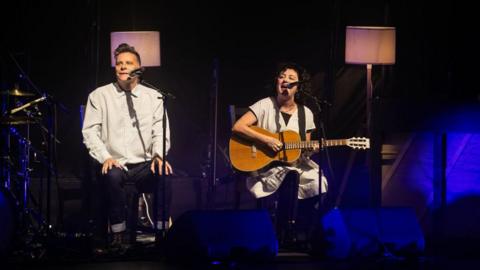 You can get our new album on cassette - 40 years of Deacon Blue - BBC News