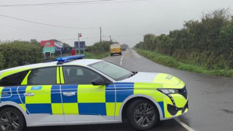 Several injured as school bus and car collide in Mullion - BBC News