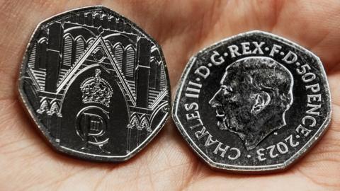 Special King Charles Coronation 50p coins issued - BBC News