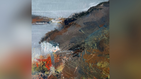 South West Coast Path anniversary paintings go on show - BBC News