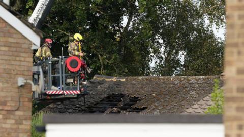 Crawley: Man charged with arson after house fire - BBC News