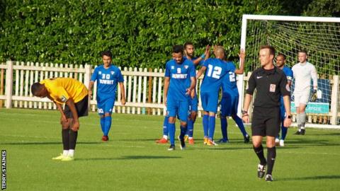 Strangest pre-season game ever? Marlow FC take on Kuwait - BBC Sport