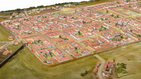 Are these Roman remains in Colchester Britain's earliest church? - BBC News