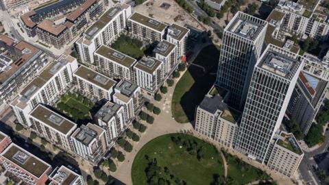 Olympic village: From athletes' digs to shiny new town - BBC News